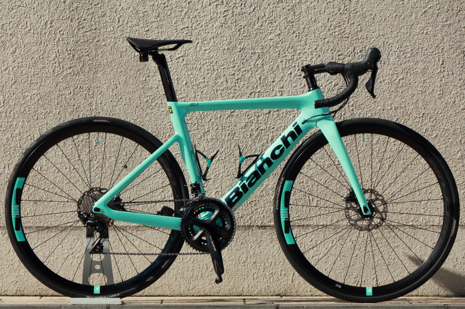 お客様の一台「BIANCHI ARIA DISC」